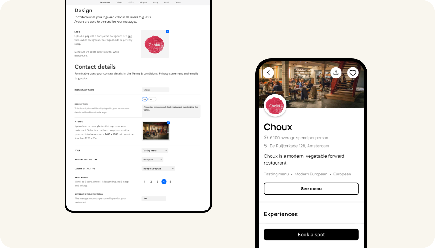 Zenchef App Optimization Guide – Formitable